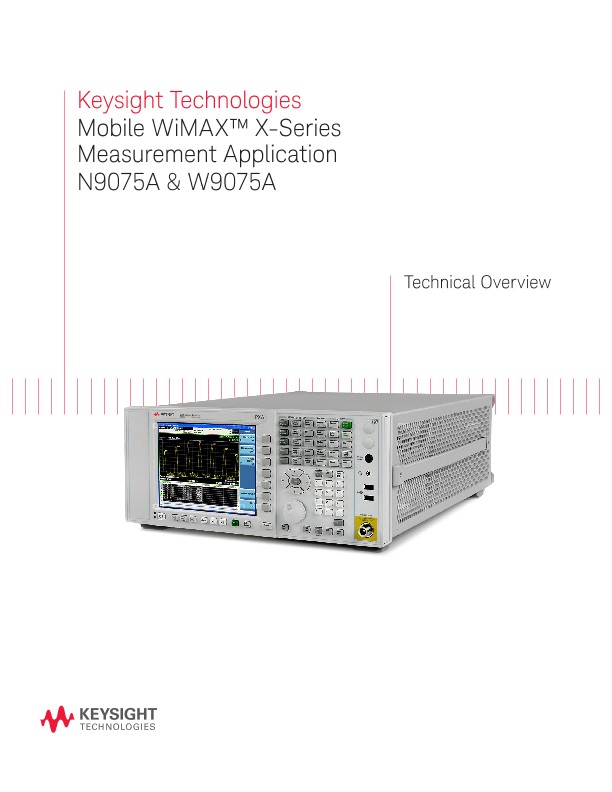 Mobile WiMAX X-Series Measurement Application PDF Asset Page | Keysight